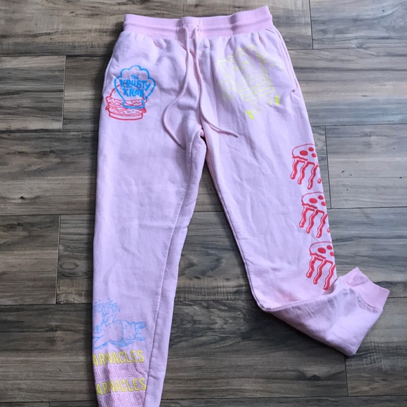 Nickelodeon | Pants & Jumpsuits | Nickelodeon Pink Spongebob Krusty ...